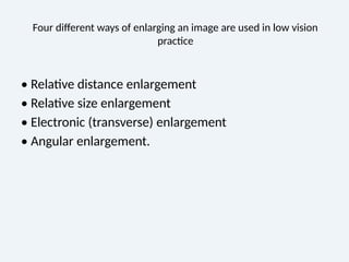 Optical equipment of low vision Rehabilitation-mohammed lateef.pptx