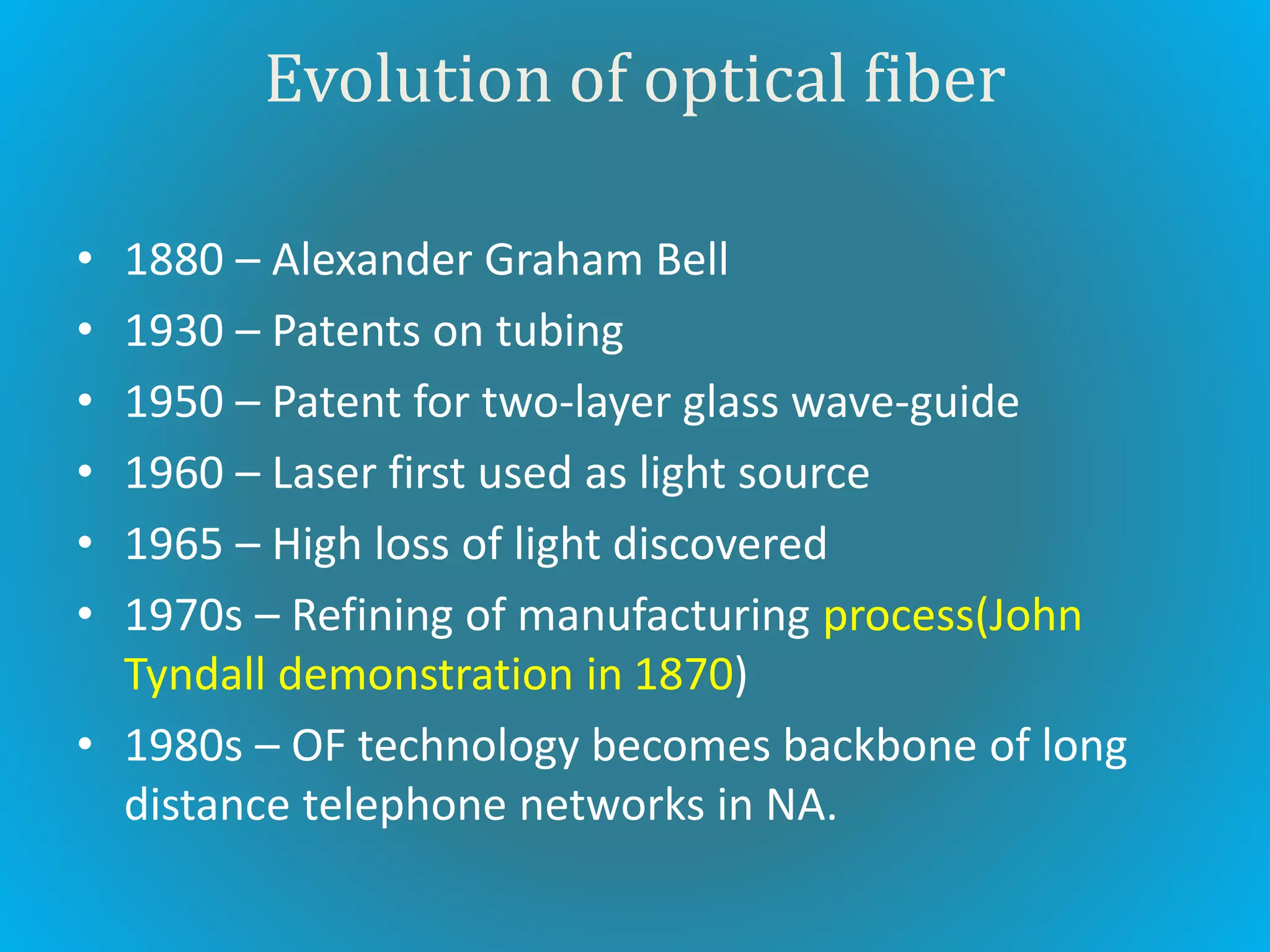 Optical fiber | PPTX