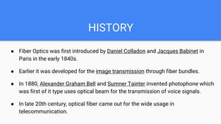Optical fiber Communication | PPTX