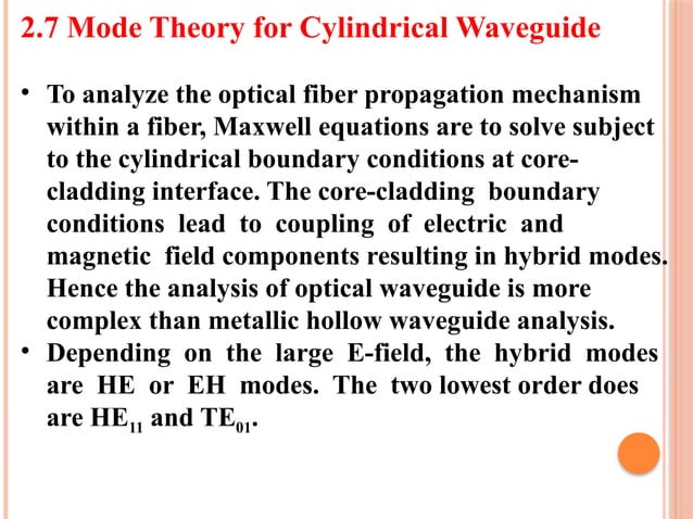 Optical_Fiber - Waveguides-12 communications | PPT