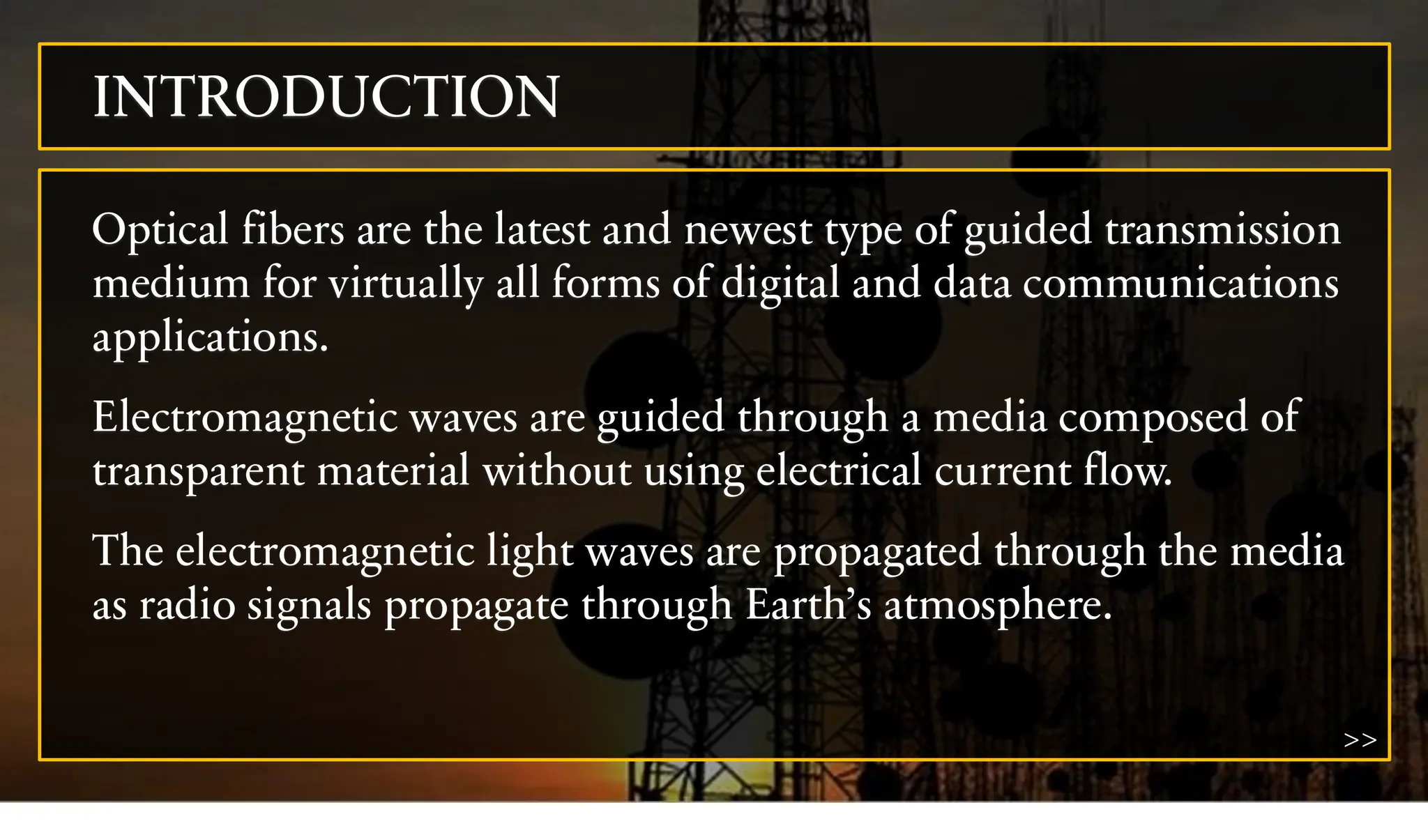 optical fiber description and introduction | PPT