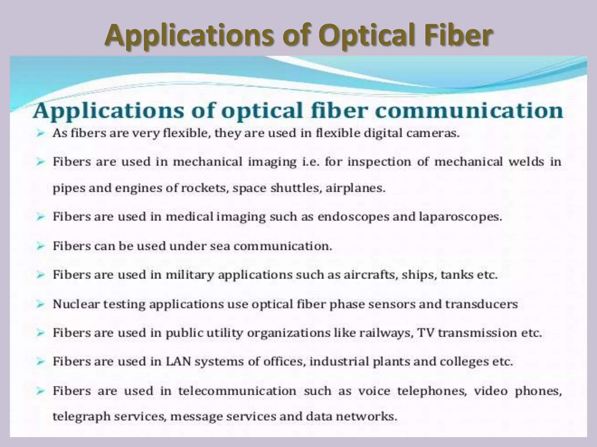 fundamentals of optical fiber | PPTX