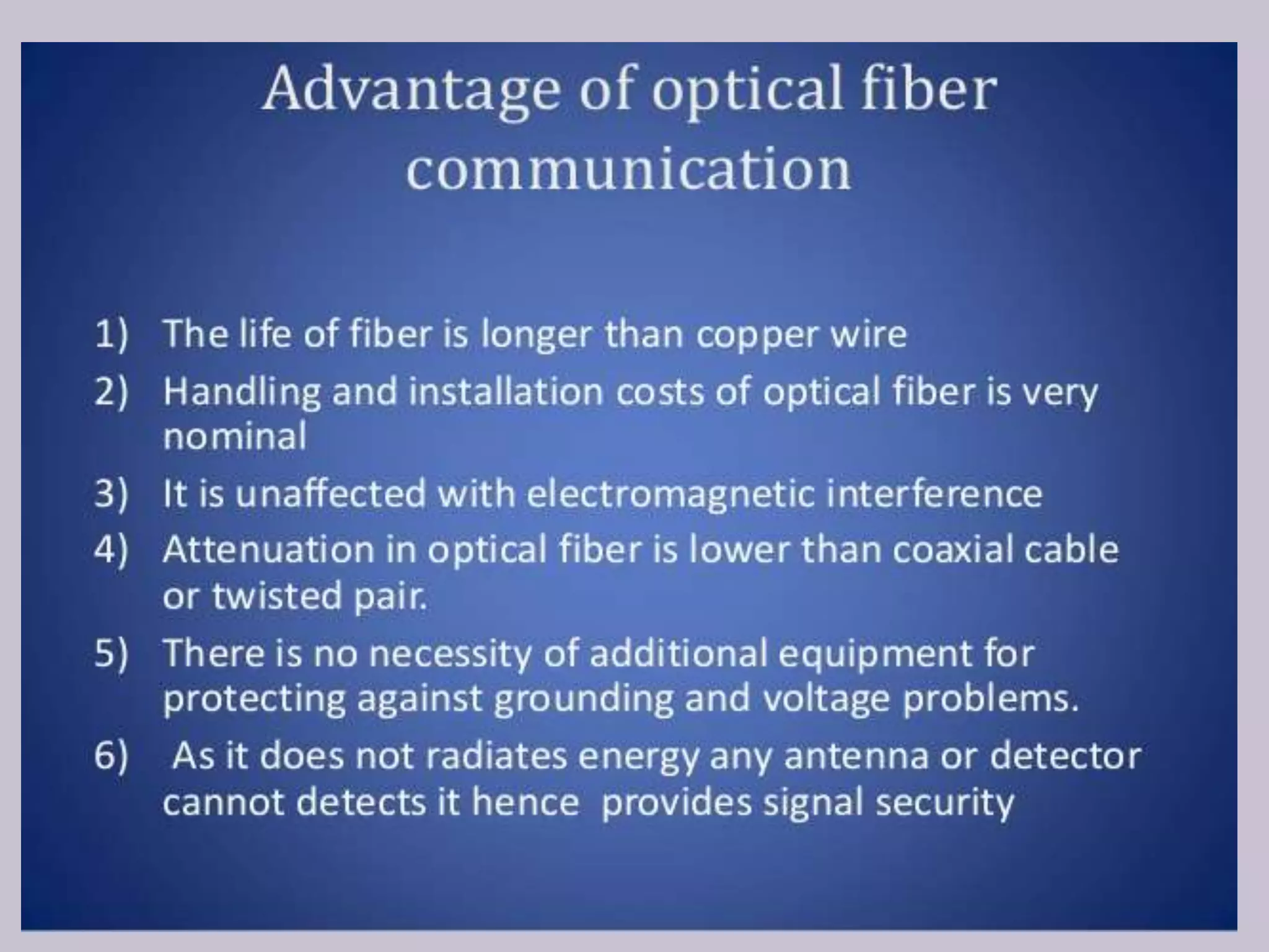 fundamentals of optical fiber | PPTX