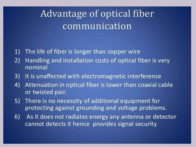 fundamentals of optical fiber | PPTX | Physics | Science
