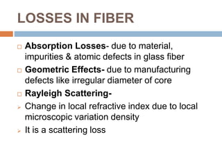 Optical fiber cable final | PPT