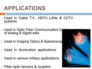 Optical fiber cable final | PPT
