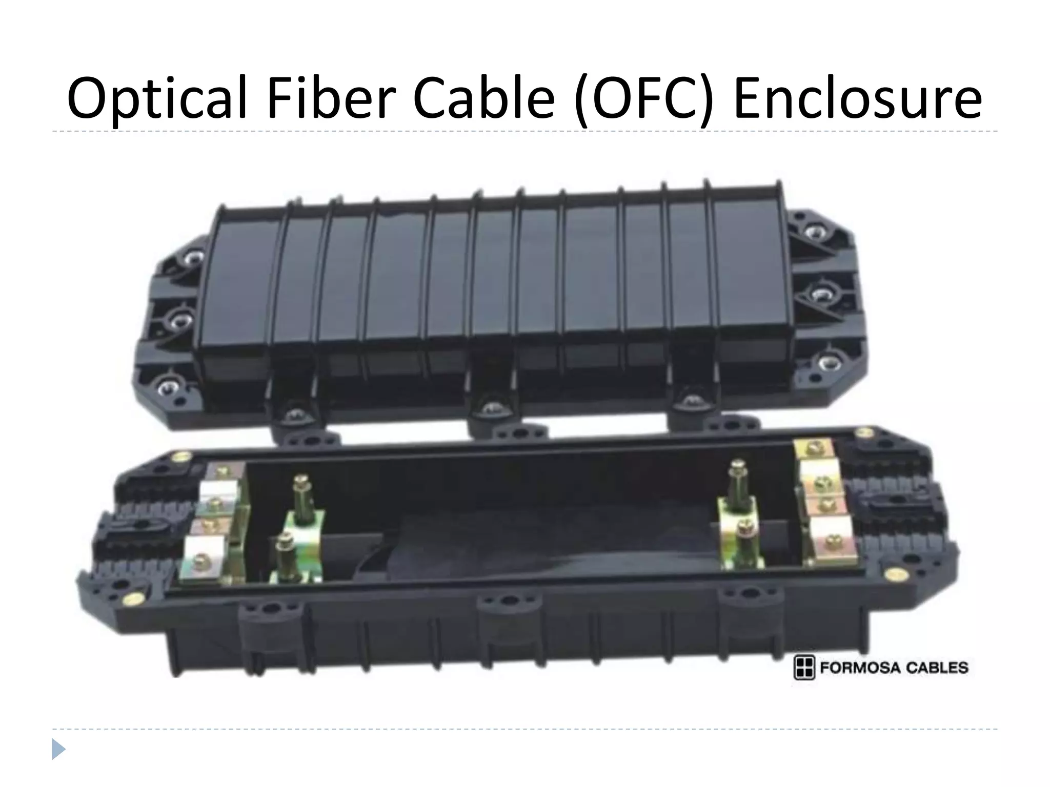 Optical fiber cables | PPTX