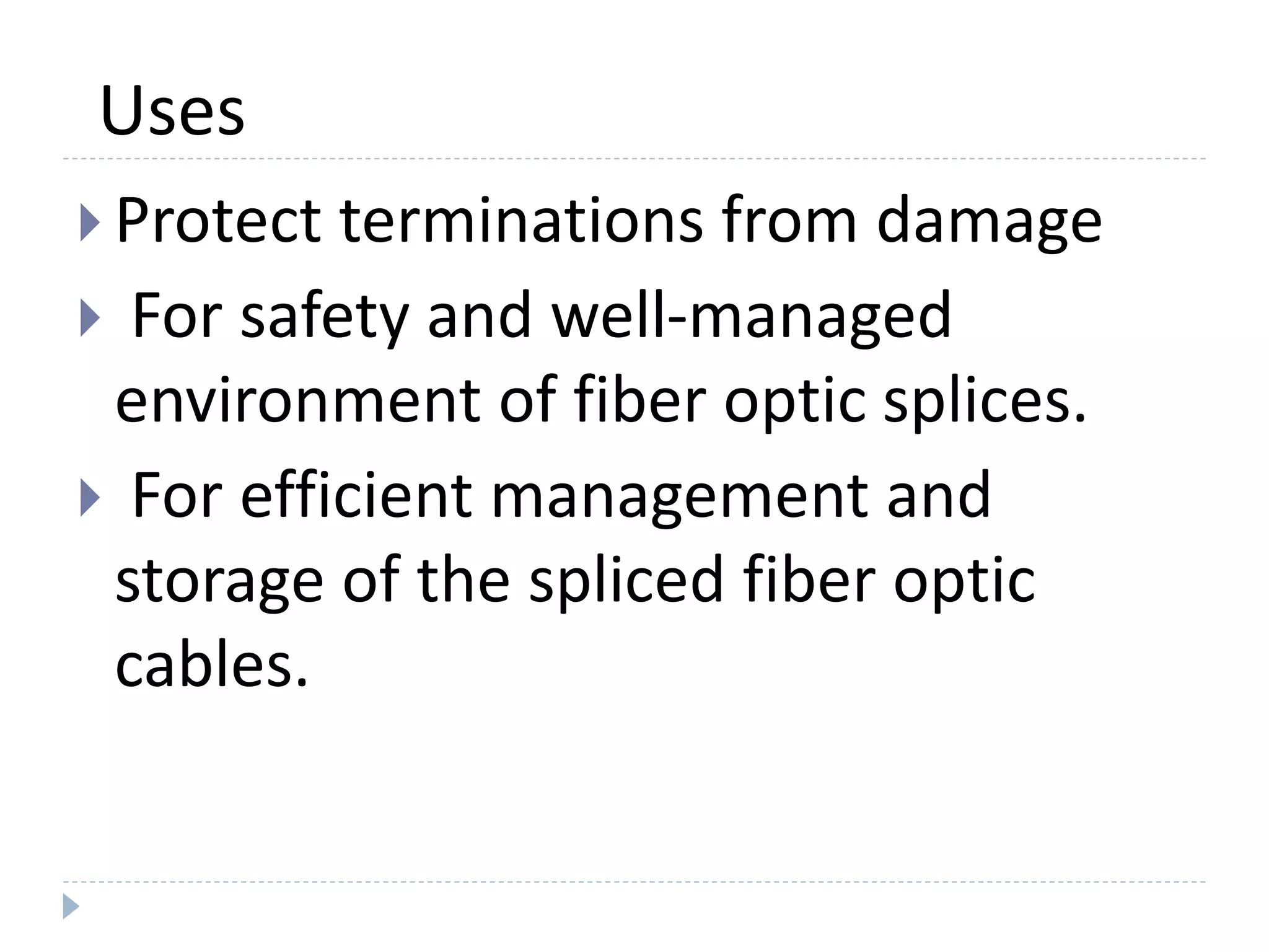 Optical fiber cables | PPTX