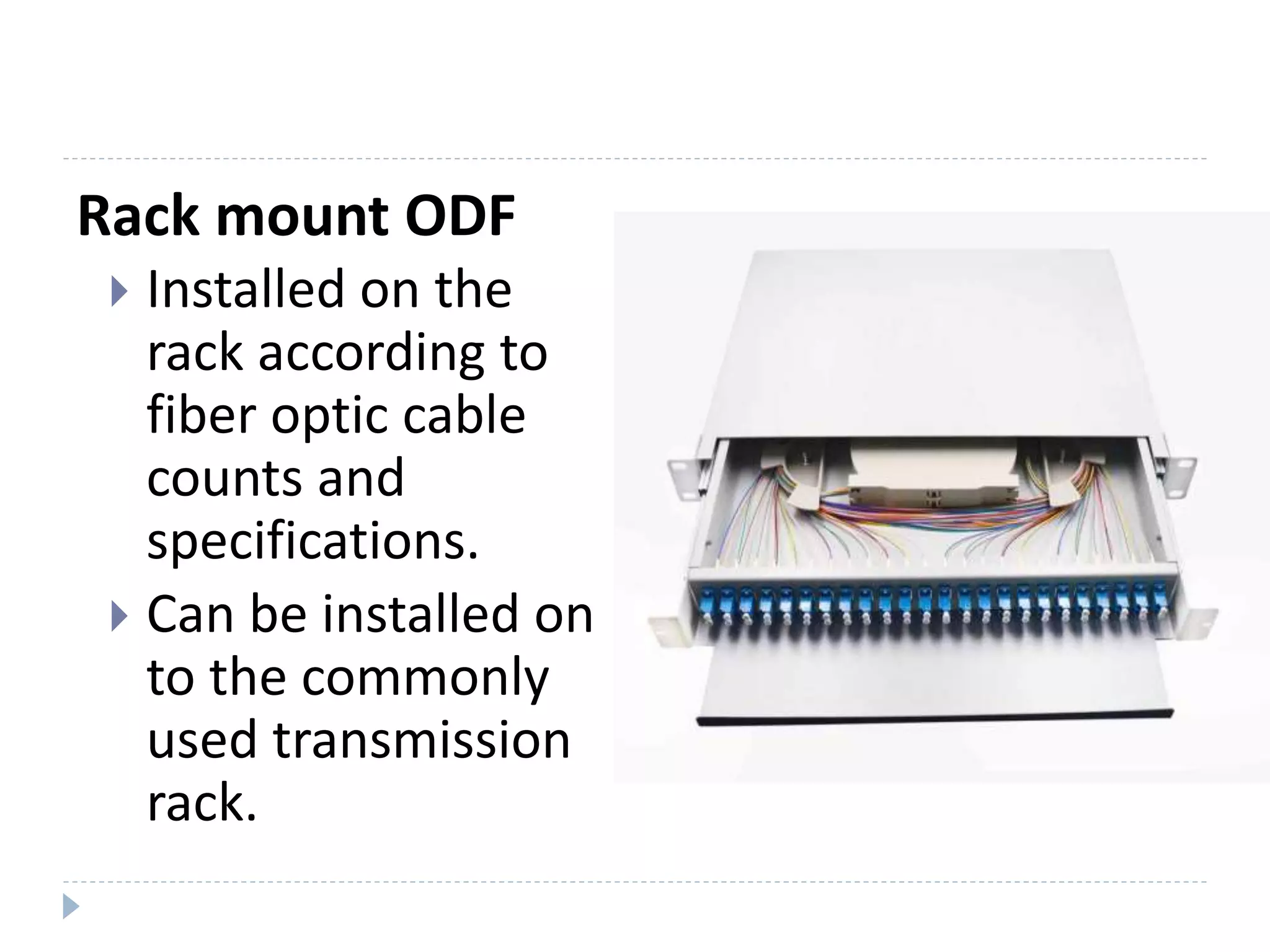 Optical fiber cables | PPTX