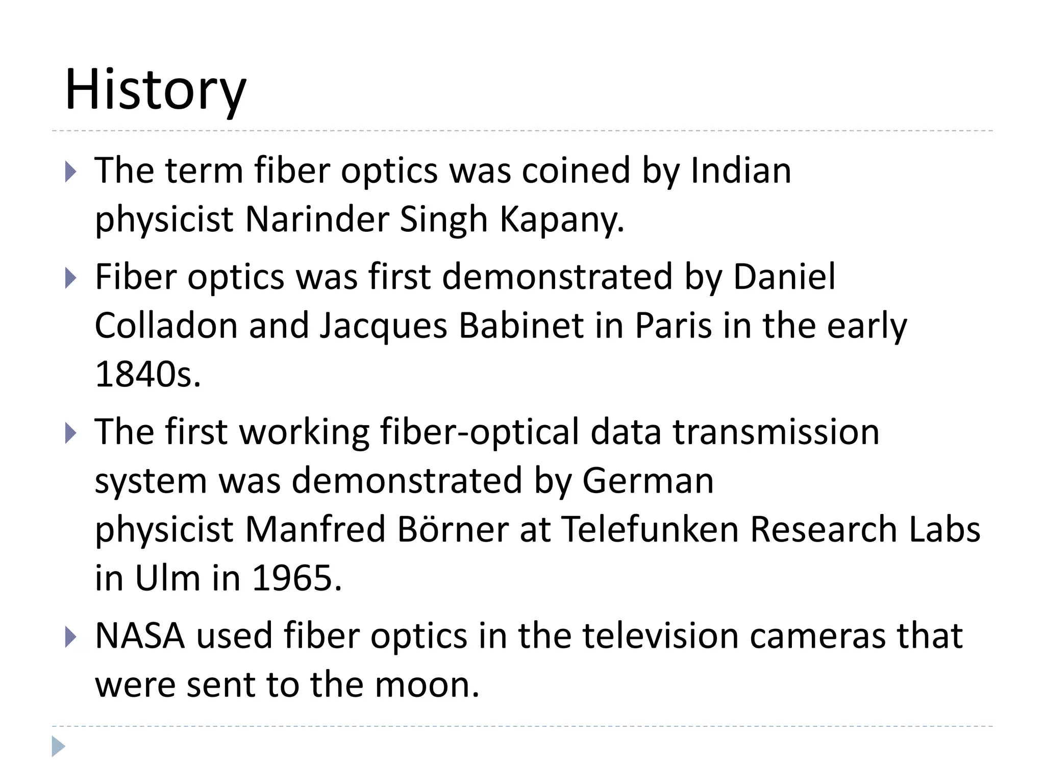 Optical fiber cables | PPTX