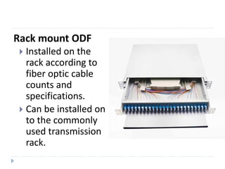 Optical fiber cables | PPTX