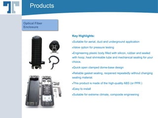 Optical Fiber Cables by Ms Jayani Technologies LLP, Mumbai | PPTX