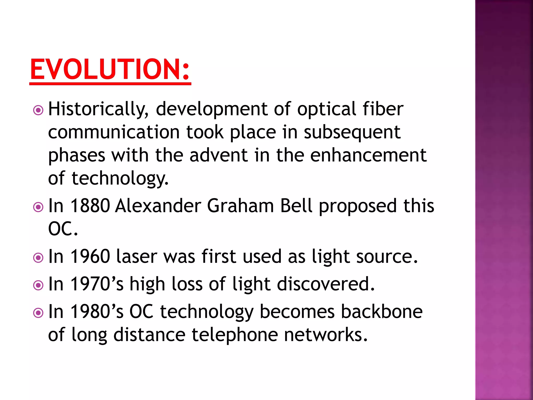 Optical fiber communication | PPTX