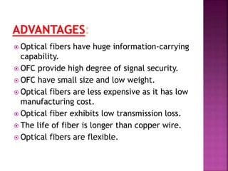 Optical fiber communication | PPTX