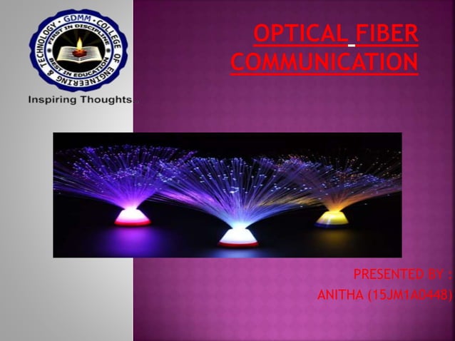 Optical fiber communication