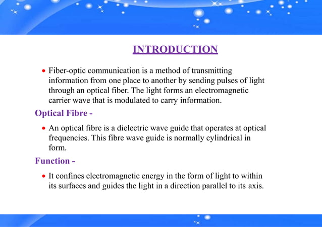OPTICAL FIBER COMMUNICATION PPT.pptx
