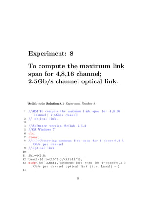 Optical fiber communication prof harsha sanap (1) | PDF | Physics | Science