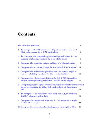 Optical fiber communication prof harsha sanap (1) | PDF | Physics | Science