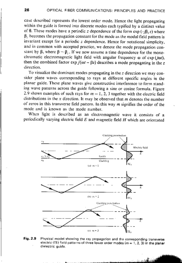 Optical Fiber Communications Principles And Practice By John M Senior