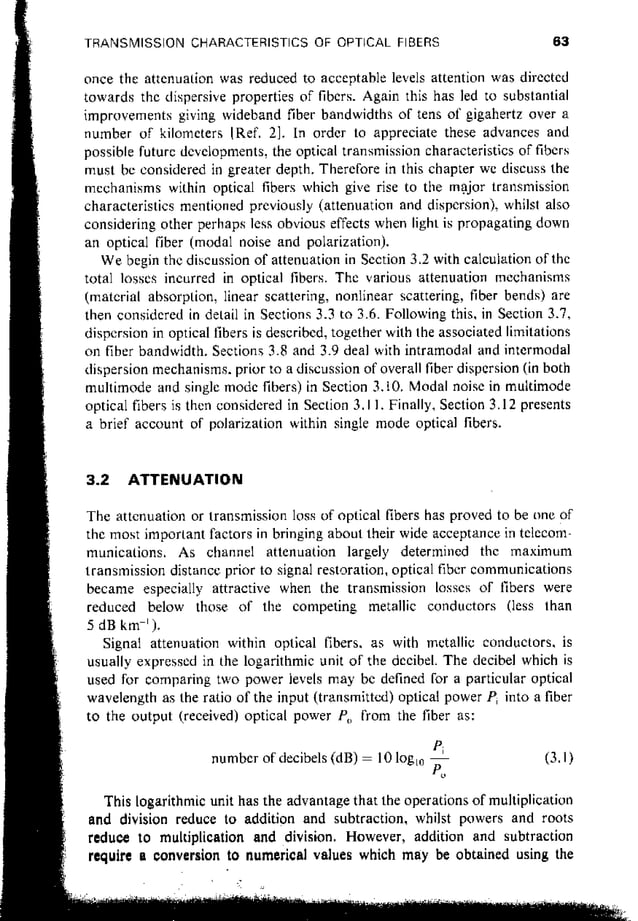 Optical Fiber Communications Principles And Practice By John M Senior