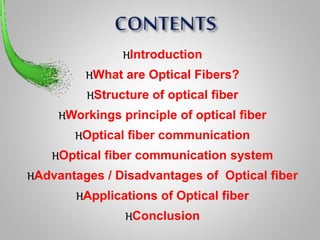Optical fiber communiction | PPTX