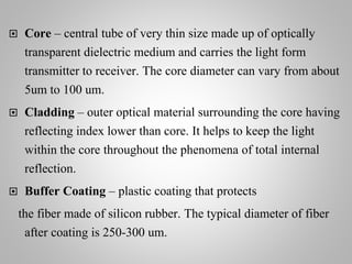 Optical fiber communiction | PPTX