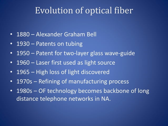 Optical Fiber Communiction System Pptx Computer Networking Computing