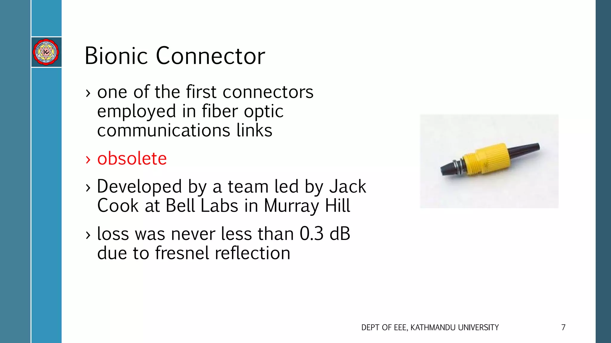 Optical fiber connectors | PDF