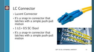 Optical fiber connectors | PDF