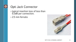 Optical fiber connectors | PDF