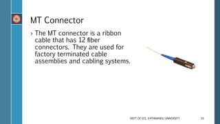 Optical fiber connectors | PDF