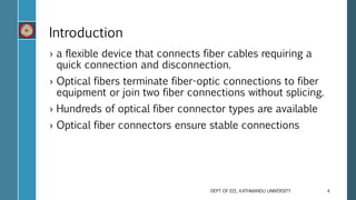 Optical fiber connectors | PDF