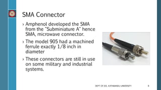 Optical fiber connectors | PDF