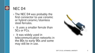 Optical fiber connectors | PDF