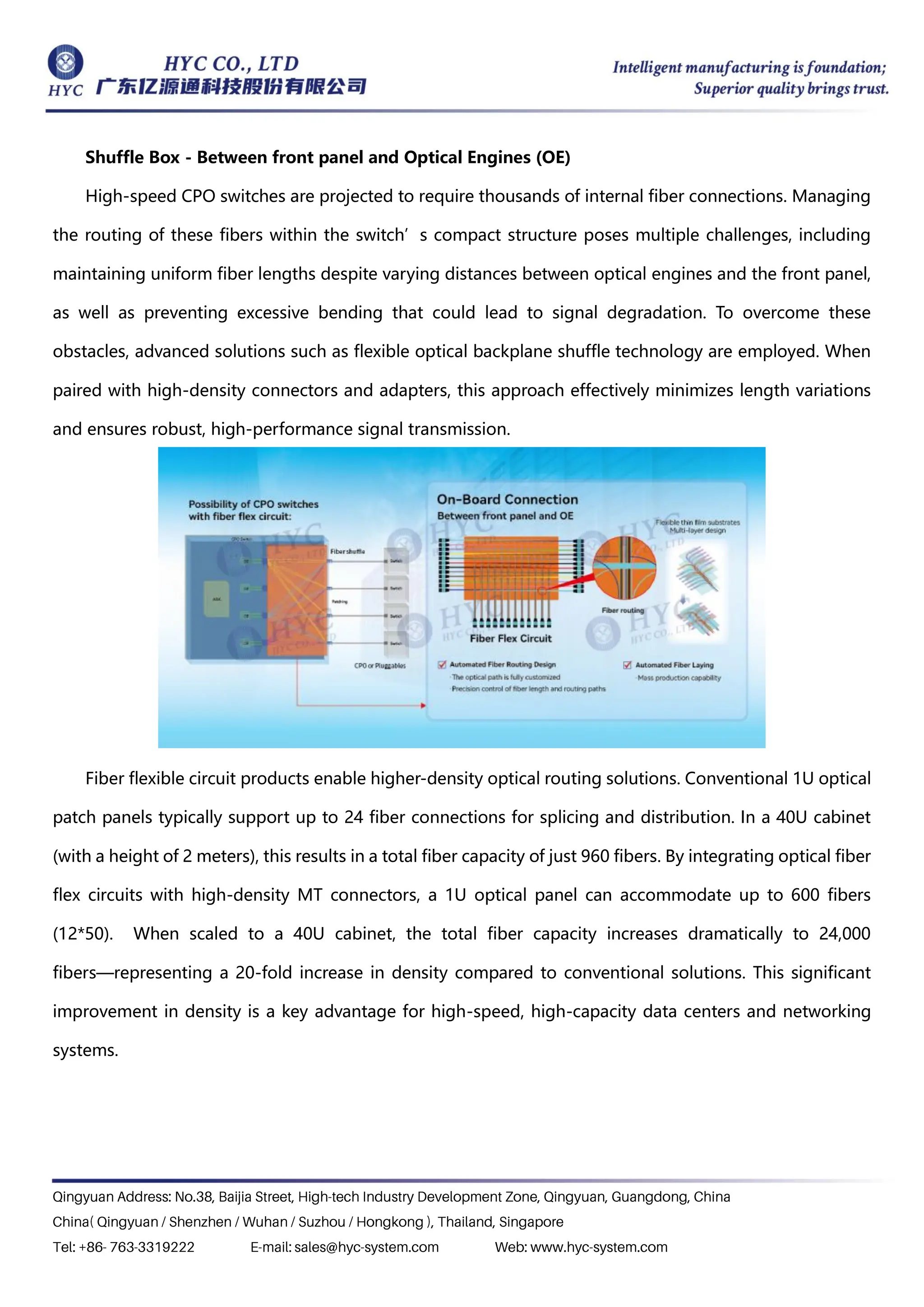 Optical Fiber Interconnection Solutions for Co-packaged Optics (CPO) | PDF