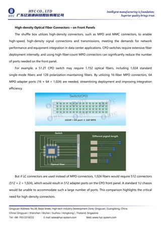 Optical Fiber Interconnection Solutions for Co-packaged Optics (CPO) | PDF