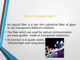 optical fiber presentation 2.0. itc lab presentation | PPT