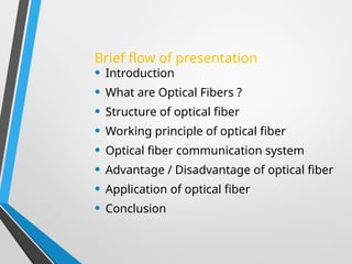 optical fiber presentation 2.0 introduction to computer | PPT