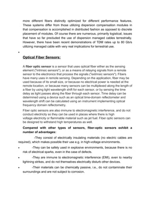 Optical fibers | DOC