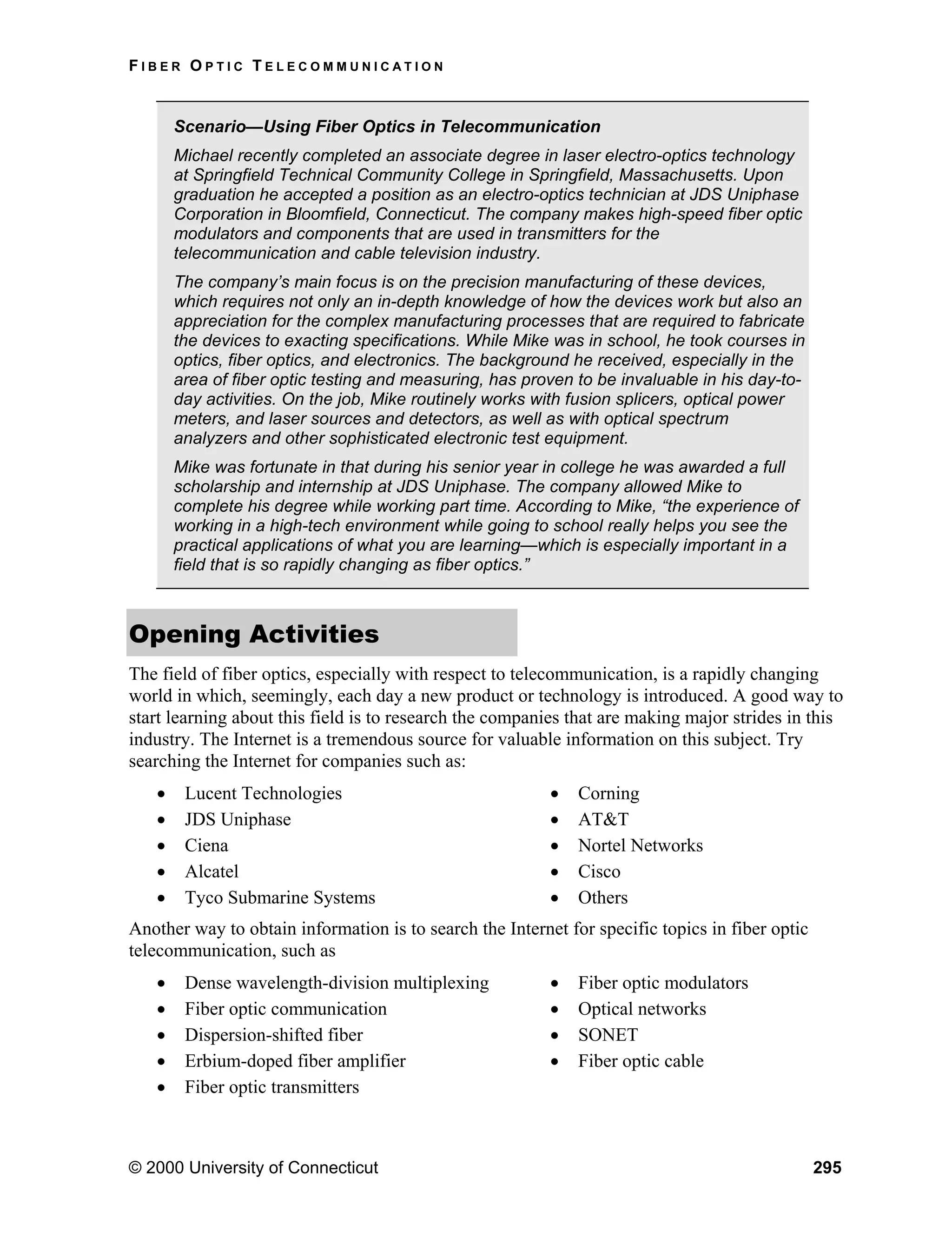 Optical fibers basics | PDF