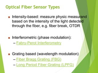 Optical fiber sensors | PPT