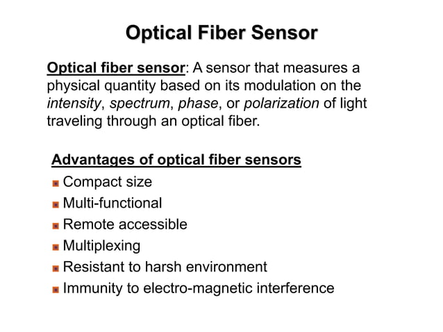 Optical fiber sensors.ppt | Physics | Science