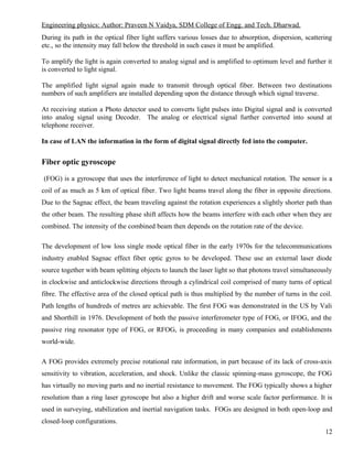 Optical fibers Theory and applications | PDF