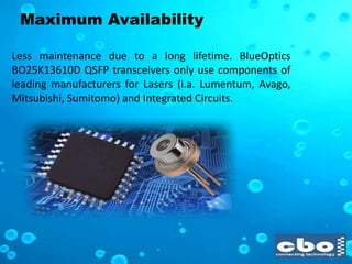 Optical fiber transceiver | PPTX