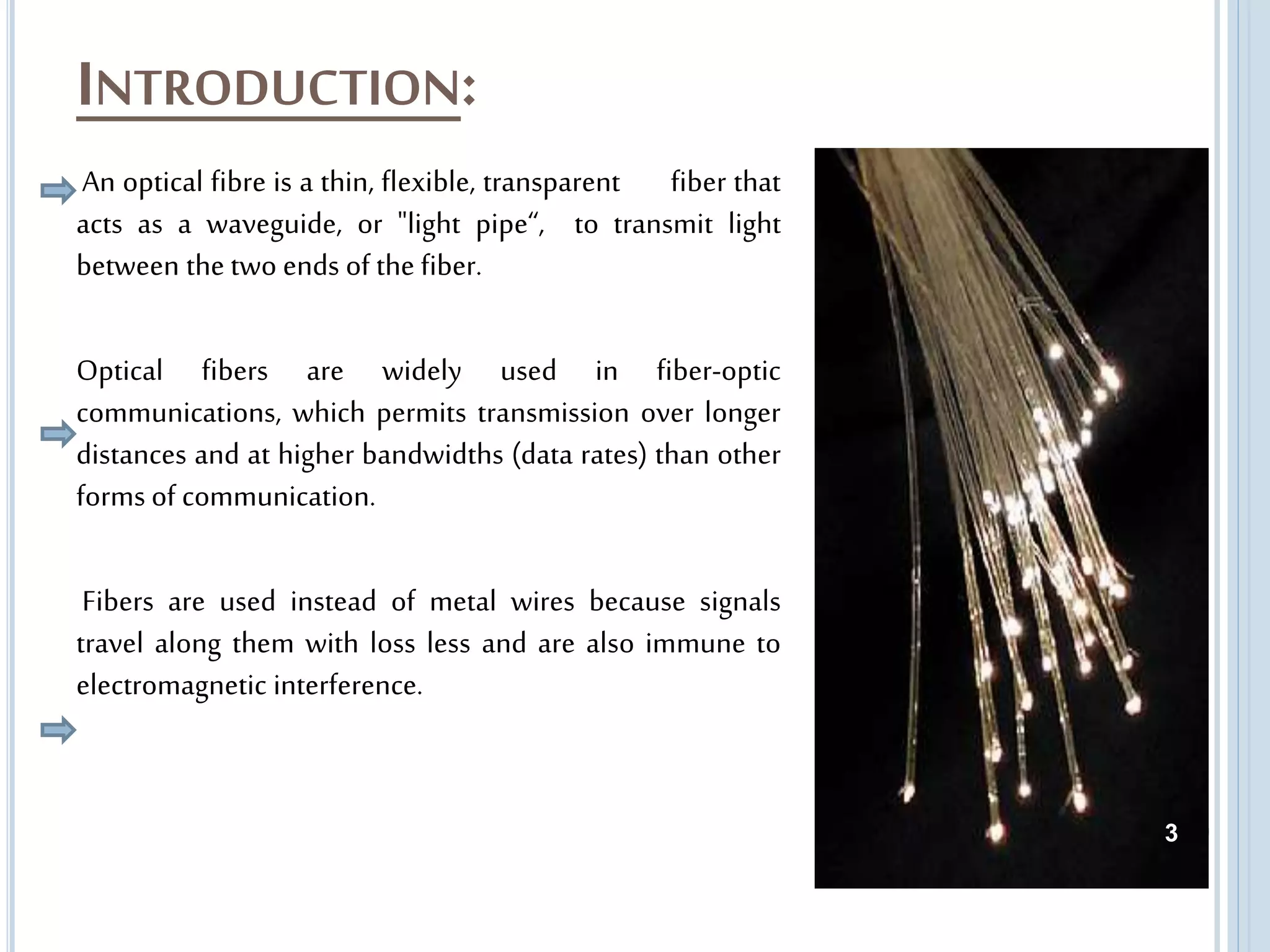 Optical fibre | PPTX