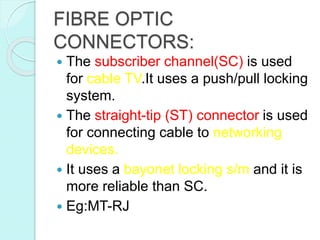 Optical fibre cable | PPT