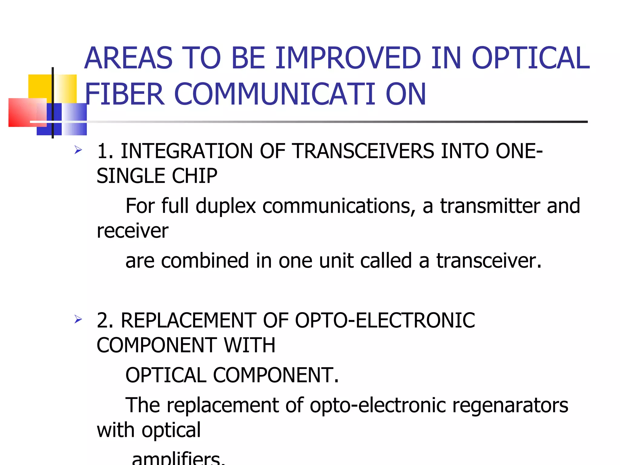 Optical fibre transmission | PPT