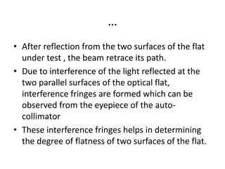 Optical flats | PPTX