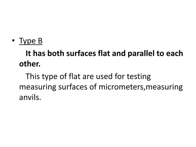 Optical flats | PPTX | Physics | Science