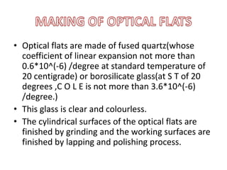 Optical flats | PPTX
